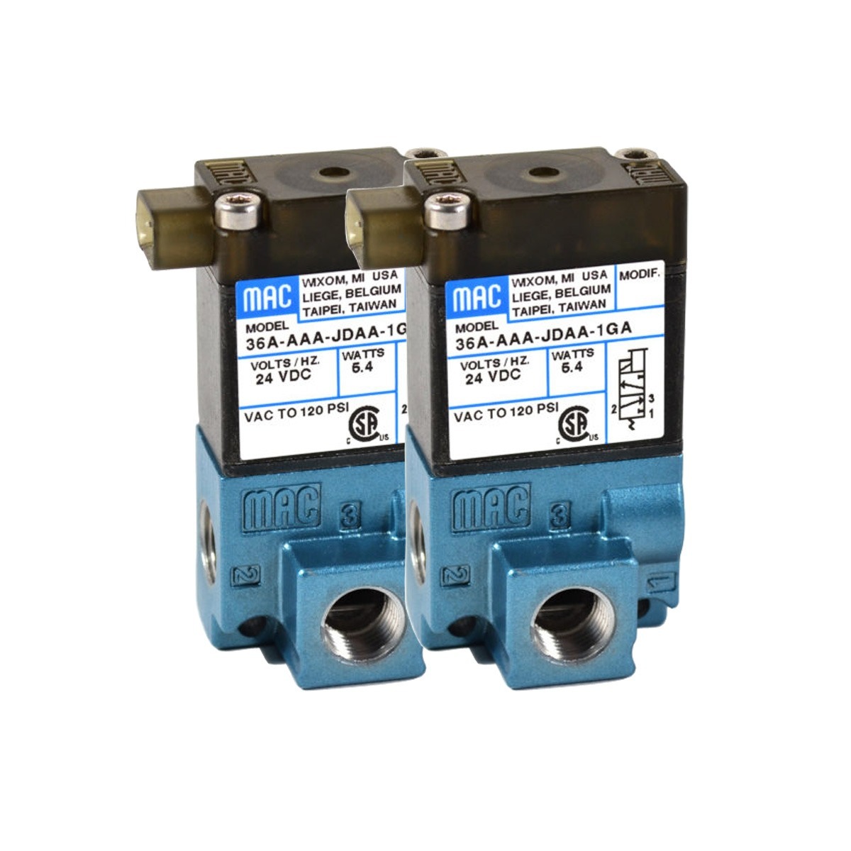 36A-AAB-JDAB-1GB - Van điện từ MAC các loại